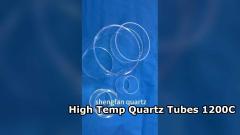 High Temperature Quartz Glass Tubes for Industrial Furnaces