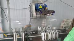 High Purity Clear Fused Silica Quartz Glass Tube for Industrial Heating