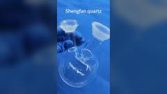 Quartz Glass Boat Carrier High Purity Furnace
