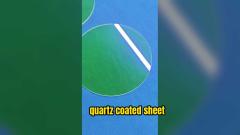 High-temperature resistant high-transparency quartz glass sheet and quartz coa