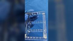 High-temperature resistant 1200-degree quartz glass boat, high-purity 99.99% quartz cleaning boat