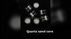 High-temperature resistant and corrosion-resistant quartz glass sand core