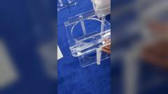 High-temperature and corrosion-resistant quartz glass boat