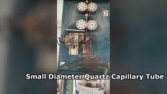 Small Diameter Quartz Capillary Tube Custom Inner Diameter 0.8mm 1mm