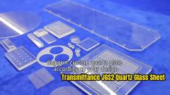 High UV Transmittance JGS2 Quartz Glass Sheet Anti High Temp Quartz Window Plate