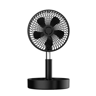 China Mini Rechargeable Wireless Fan , Telescopic / Foldable Oscillating Floor Fan For Home / Bedroom for sale