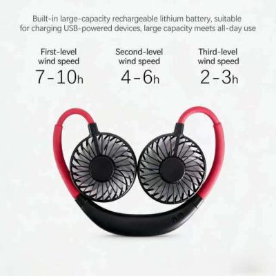China Lightweight Hands Free Neck Fan , Portable Mini Personal Cooler For Students / Office for sale