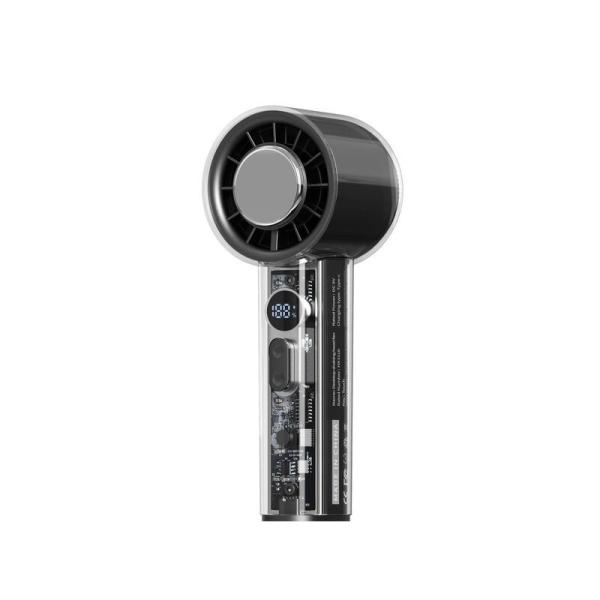 Quality Digital Display Mini Usb Cooling Fan Lightweight Rechargeable Handheld Fan for sale