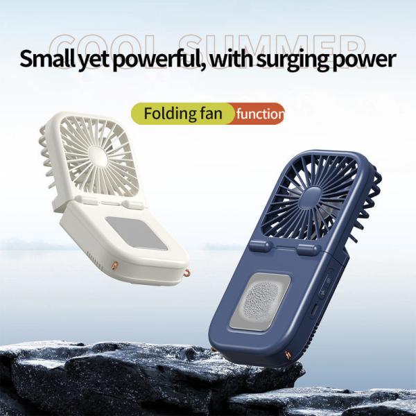 Quality 2000mAh Battery Handheld Fan Foldable USB Fan Humidify Function Mini Portable for sale