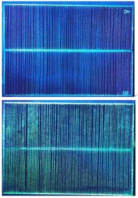 China Twin Nickel Chromium Penetrant Sensitivity Panels Type I 10 20 30 50um Multi Standard for sale