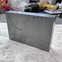 Quality Phased Array Assessment Block ASTM E2491 Type B 1018 Steel With Calibration for sale