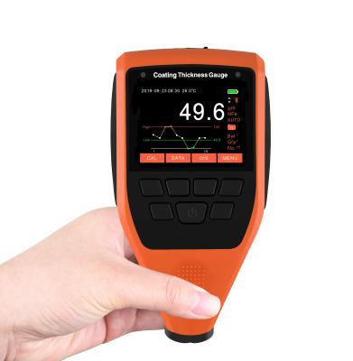 China Built In Probe 2.4in Color Screen Coating Thickness Gauge With Bluetooth APP Function for sale