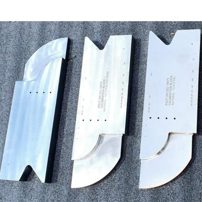 China PAUT IIW Calibration Block ISO 19675 300 × 100 × 25 mm for sale