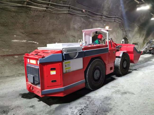 SL02 Battery 1 Cubic Meter Carbon Free Emission Underground Mining Load Haul Dumper