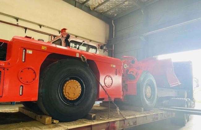 SL02 Battery 1 Cubic Meter Carbon Free Emission Underground Mining Load Haul Dumper