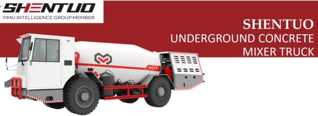 WC5BJ Coal Mine Using Explosion Proof Concrete Mixer Truck for Underground Coal Mine