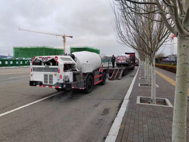 WC5BJ Coal Mine Using Explosion Proof Concrete Mixer Truck for Underground Coal Mine