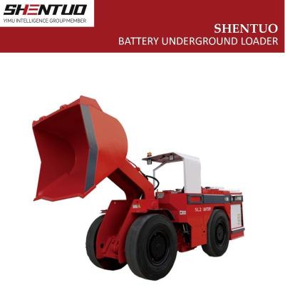 China SL02 Battery Reducing Mine Ventilation Requirement Low Profile Battery Driven Mining Loader for sale
