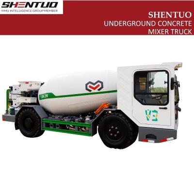 China Factory Direct Sale 4m3 Underground Mining Explosion Concrete Mixer Truck for sale