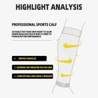 China Solid Pattern Compression Sports Socks for High Elastic Leg Protection and Performance for sale