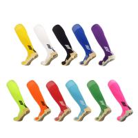China Polyamide Solid Pattern Sweat-absorbent Soccer Long Socks for Training at affordable for sale