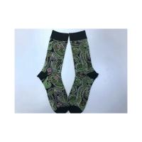 China Men's Warm Long Socks with Print Pattern Handlinking Sewing Method for sale