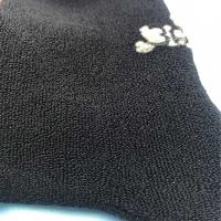 China Black Unisex Running Socks with Breathable Design Solid Pattern Material for sale