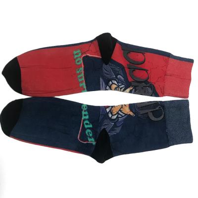 China Casual 100% Cotton Sublimation Socks with Custom Design and 7 Days Sample Order Support for sale