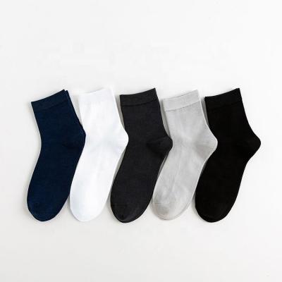 Cina Calzini da uomo in bambù a maglia 100% cotone calzini da uomo a maglia in vendita