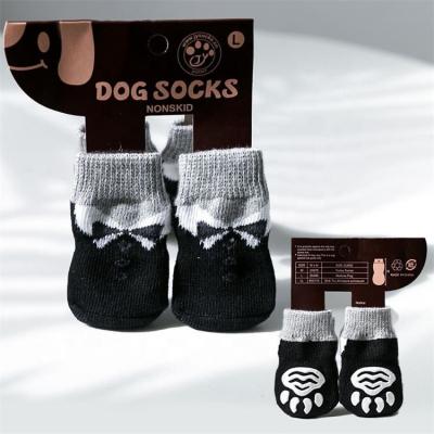 China 90% Polyester 10%Elastane Fabric Soft Breathable Double Side Dog Socks for Small Dogs for sale