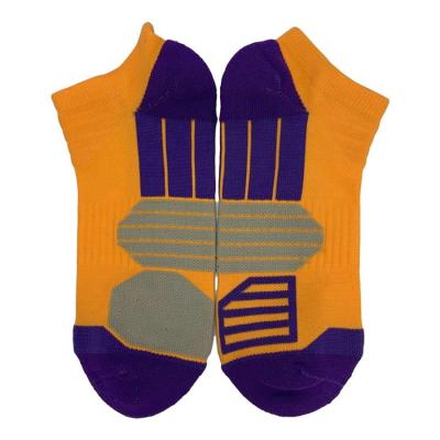 China 24% gekämmte Baumwolle 28% Polyamid-Sportsocken für aktive Personen, die Komfort benötigen zu verkaufen