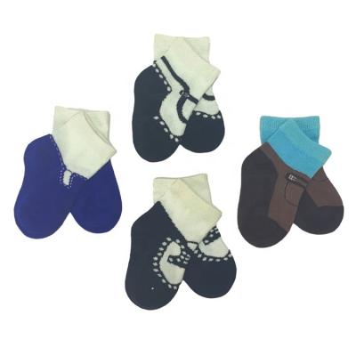 China 7 Days Sample Order Lead Time Support Top Sale Knitted Ankle Socks for Infant Boys for sale