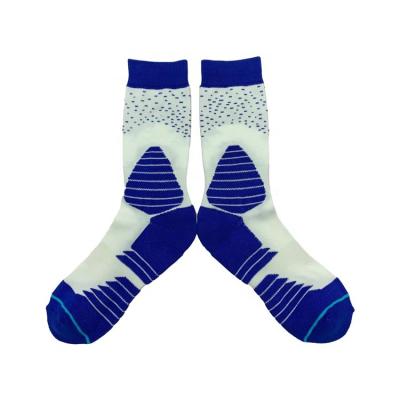 China 50000 Menge Custom Logo Leistungssportsocken für Männer mit gestricktem Design zu verkaufen
