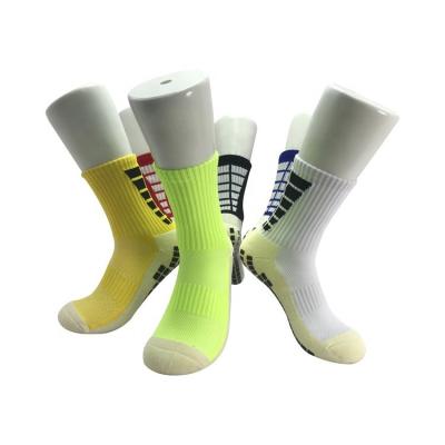 China Kniehoogte 39-46 Mans voetbal sokken Solid Pattern Prima Sports Training Anti-Slip sokken Te koop