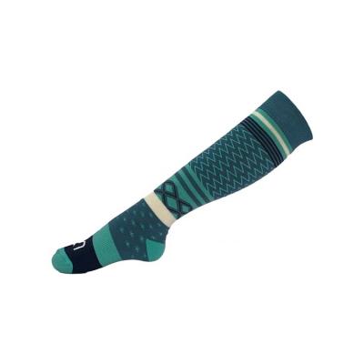 China Oranje Custom Warm Comfortable Lady Knee Dikke Wol Lange Sport Gebreide Sokken Vrouwen Knie Hoog Sokken Te koop