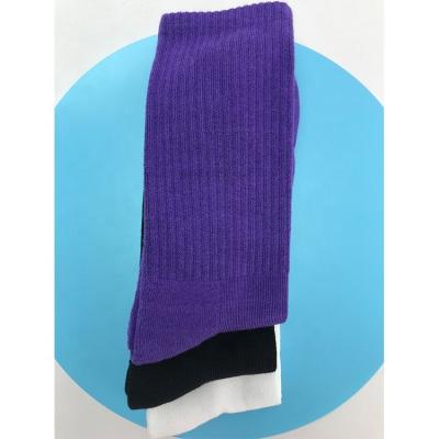 China Mode Paarse gekamd Luxe Winter Unisex Sport sokken 39-46 Geen Drukmethoden Te koop
