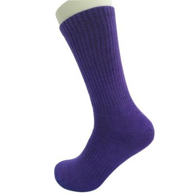 China Mode Paarse gekamd Luxe Winter Unisex Sport sokken 39-46 Geen Drukmethoden Te koop
