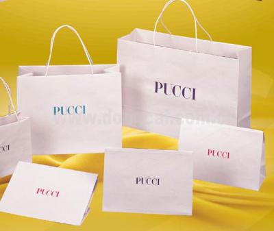 Cina Il piccolo regalo di carta d'imballaggio su misura del deposito/negozio dell'indumento di modo insacca con le maniglie in vendita