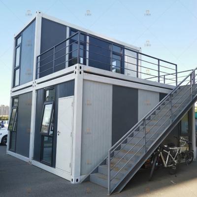 China Easy Installation Convenient Easy Installation Low Cost Hotel Flat Pack Prefab Container Houses Prefab Hotel for sale