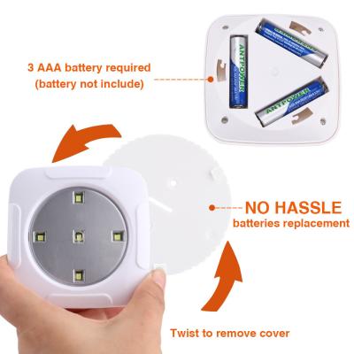 China Wireless LED Remote Control Light Set Battery Under Cabinet Night Light zu verkaufen