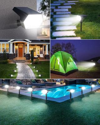 China LEIDENE van IP44 2000mAH Zonnelandschapsschijnwerpers 18650 Lithium 108 SMD Te koop