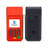 China PVC+ABS Smart POS Terminal Handheld POS Machine With Thermal Printer for sale