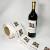 Cina Manufacturer Luxury Embossed Red Sticker Metal Logo Beer Drink Water Self Wine Bottle Adhesive Label in vendita