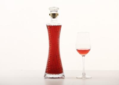 Cina 750ml 700ml 500ml Custom Empty Glass Bottle with Stopper Screw Cap Cork for Gin Vodka Whisky Tequila Liquor Alcohol in vendita