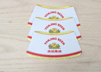 China custom vodka wine bottle front and back label matte texture paper gold foil bottle sticker label printing for sale