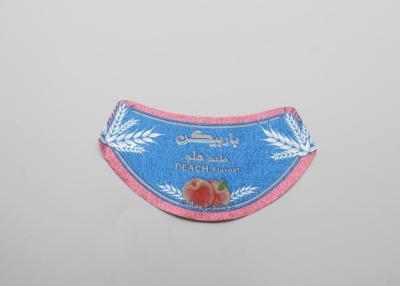 Hiwin Custom adhesive metal embossed aluminum foil sticker label for wine