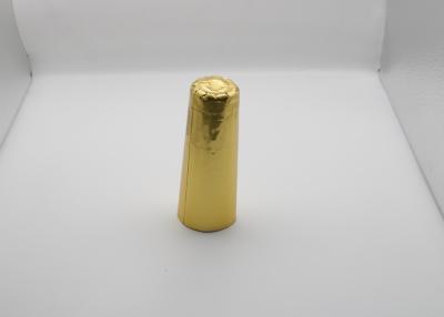 Cina Embossed aluminum foil cap for champagne bottle customized golden color aluminum foil wine capsule champagne foil capsul in vendita