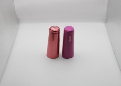 Cina Customize PVC Heat Shrink Caps Seal For Champagne Wine Liquor Bottle Cap Shrink Wrap With Tear stripe in vendita
