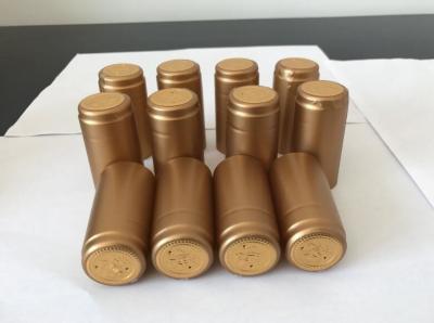 China Waterproof Plastic Wine Bottle Shrink Caps 50micron - 100micron Thickness for sale