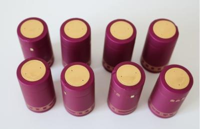 China Vodka Wine Heat Shrink Capsules Tin Wine Capsules Custom Design Black Golden for sale